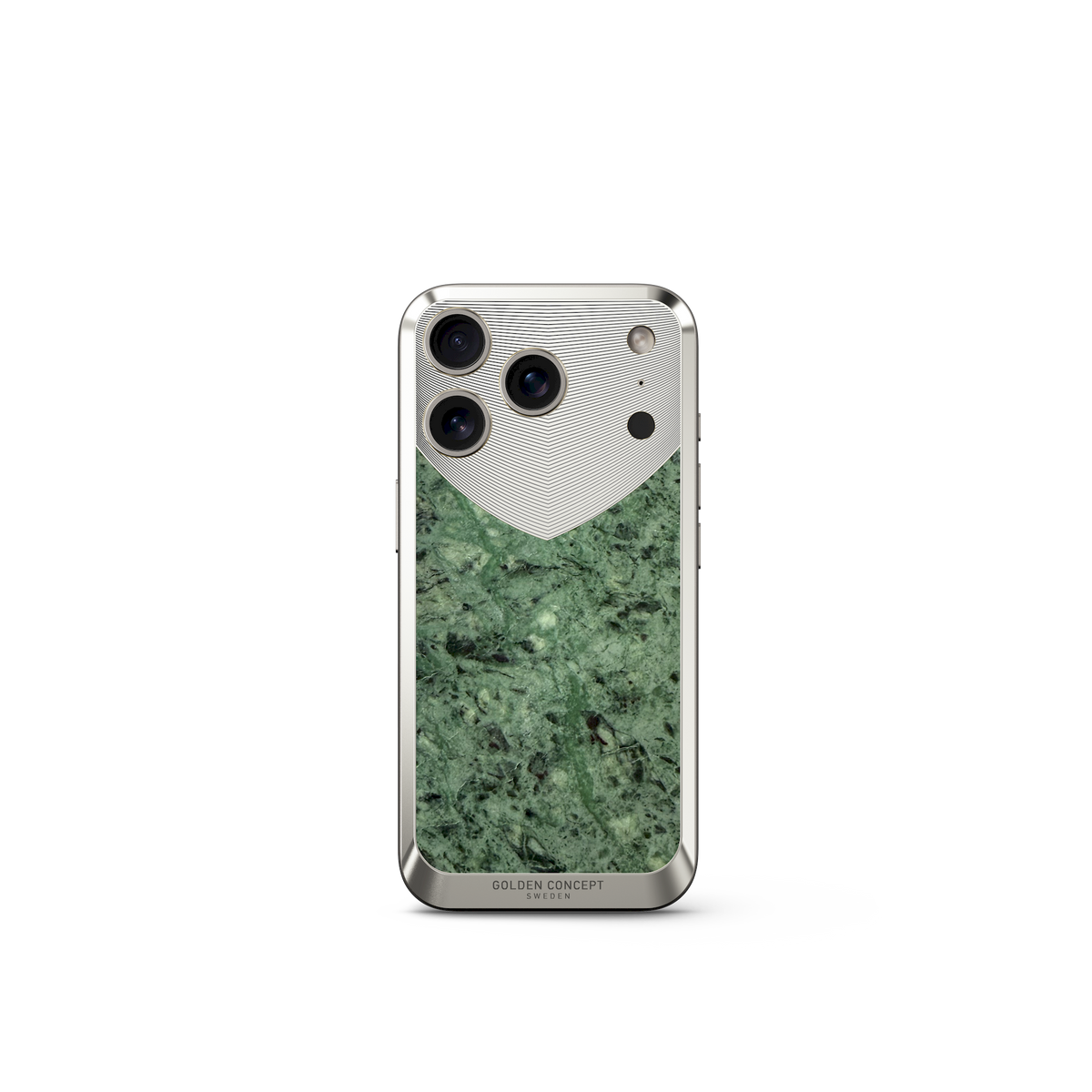 Verde Issorie Marble iPhone 17 Luxury Backplate | GOLDEN CONCEPT ...