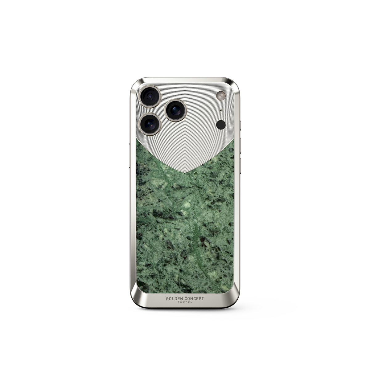 Verde Issorie Marble iPhone 17 Luxury Backplate | GOLDEN CONCEPT ...
