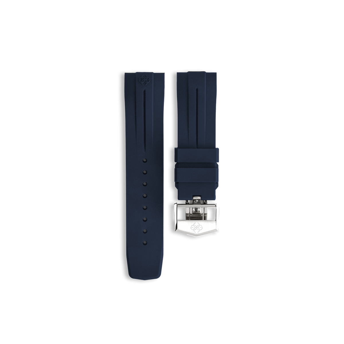Crown Rubber Watch Case Strap in Blue | GOLDEN CONCEPT – ゴールデンコンセプト公式サイト